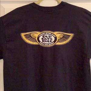 Old Guys Rule | Shirts | Old Guys Rule Black Cotton Tshirt Size L Nwt ...